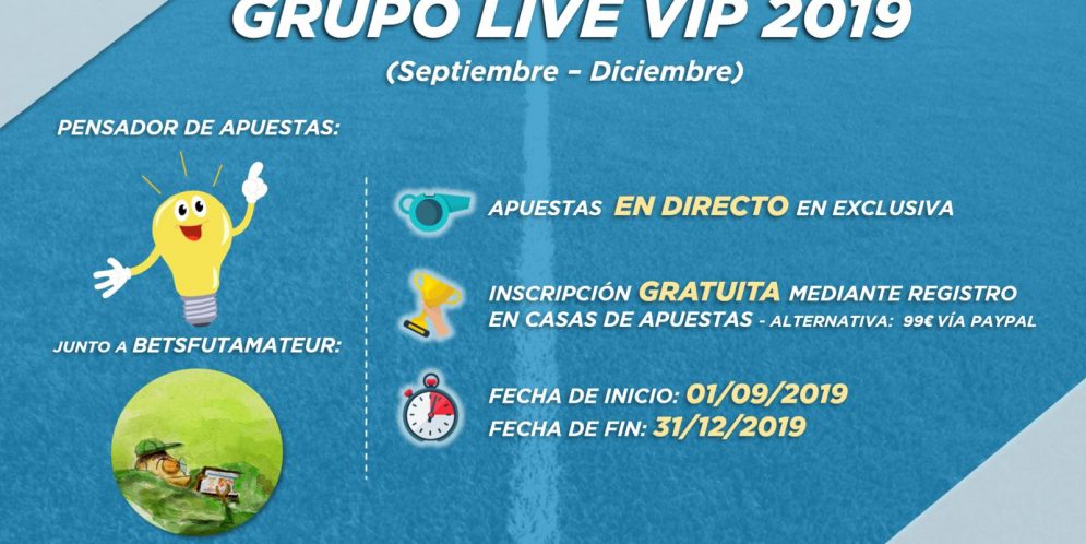 Abiertas las inscripciones para el nuevo Grupo Live VIP… ¡¡¡Junto a ...